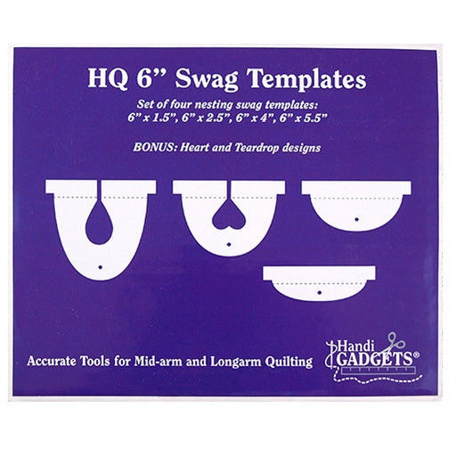 Handi Quilter Swag Templates 6" (set) – Creative Sewing Center