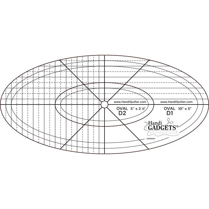 Handi Quilter Oval D 10", 4" (set) – Creative Sewing Center