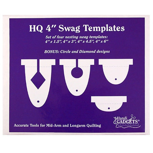 Handi Quilter Swag Templates 4" (set) – Creative Sewing Center